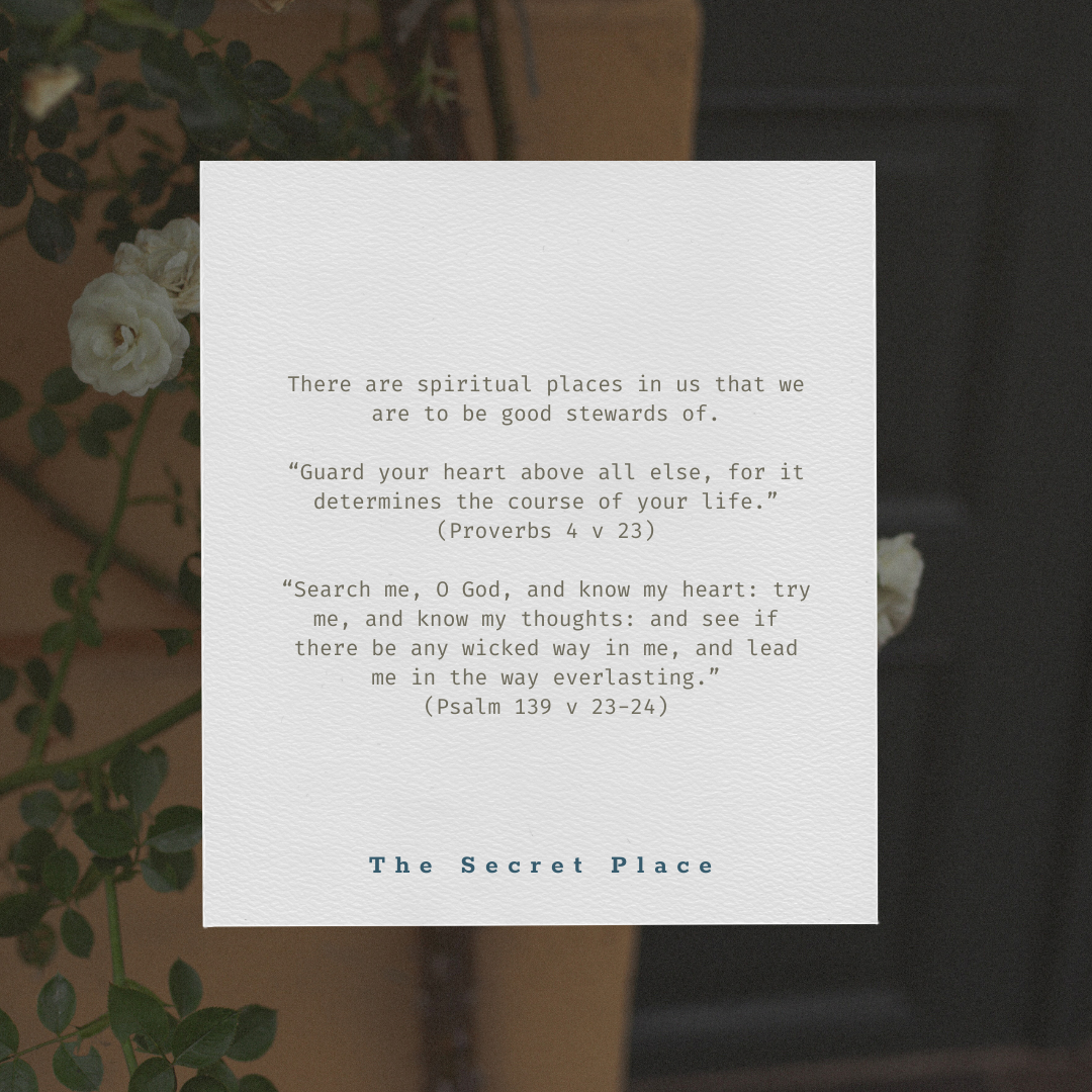 The Secret Place (Photo Gallery) – That Christian Next Door